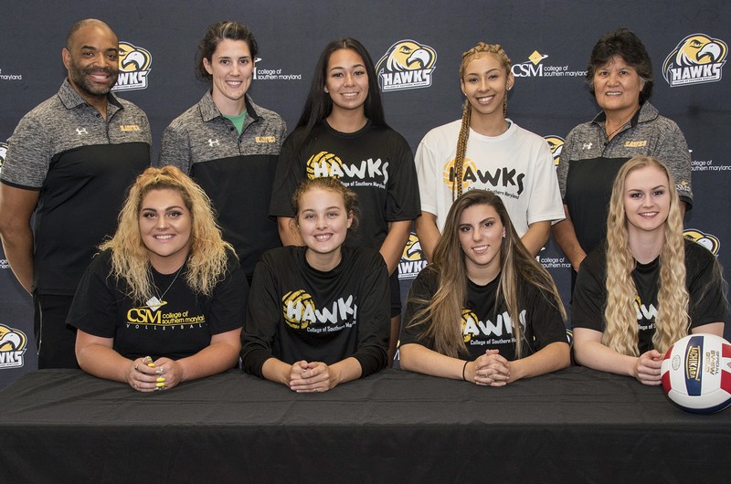 CSM Signs Six to Volleyball Team for 2017 Season - Southern Maryland ...