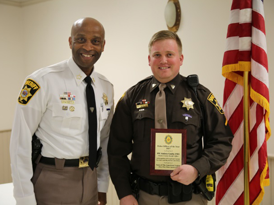 Sons of the American Legion Honor Charles County Sheriff's Office, PFC Andrew Coulby as Officer ...