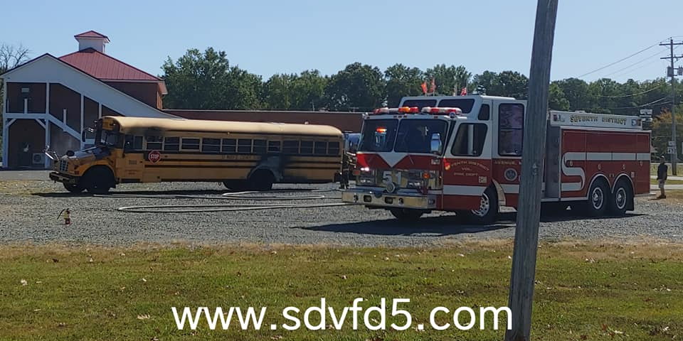 Firefighters Respond to School Bus Fire in Bushwood - Southern Maryland ...