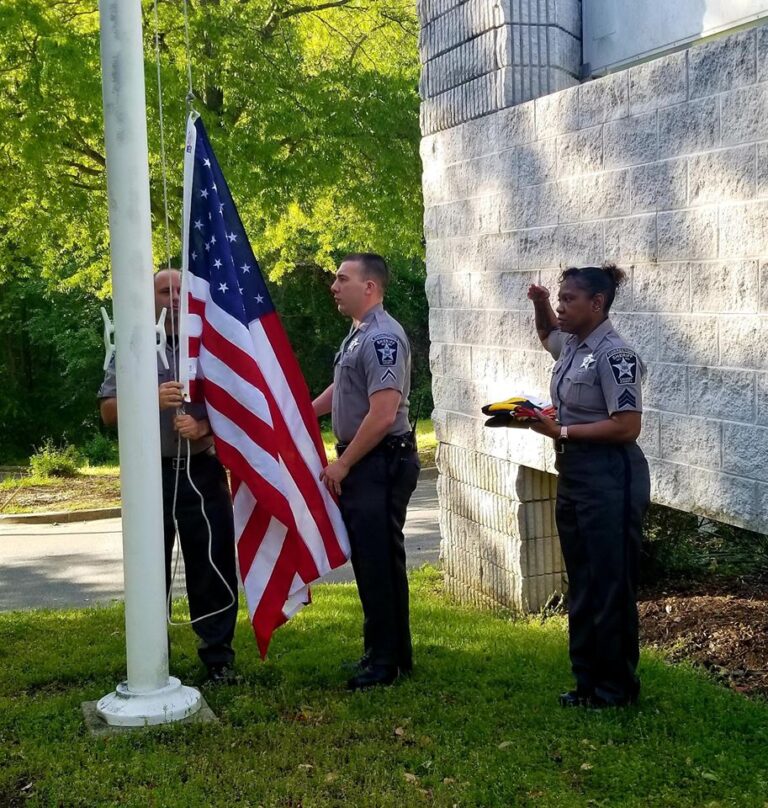Calvert County Sheriff's Office Host Flag Raising Ceremony National ...