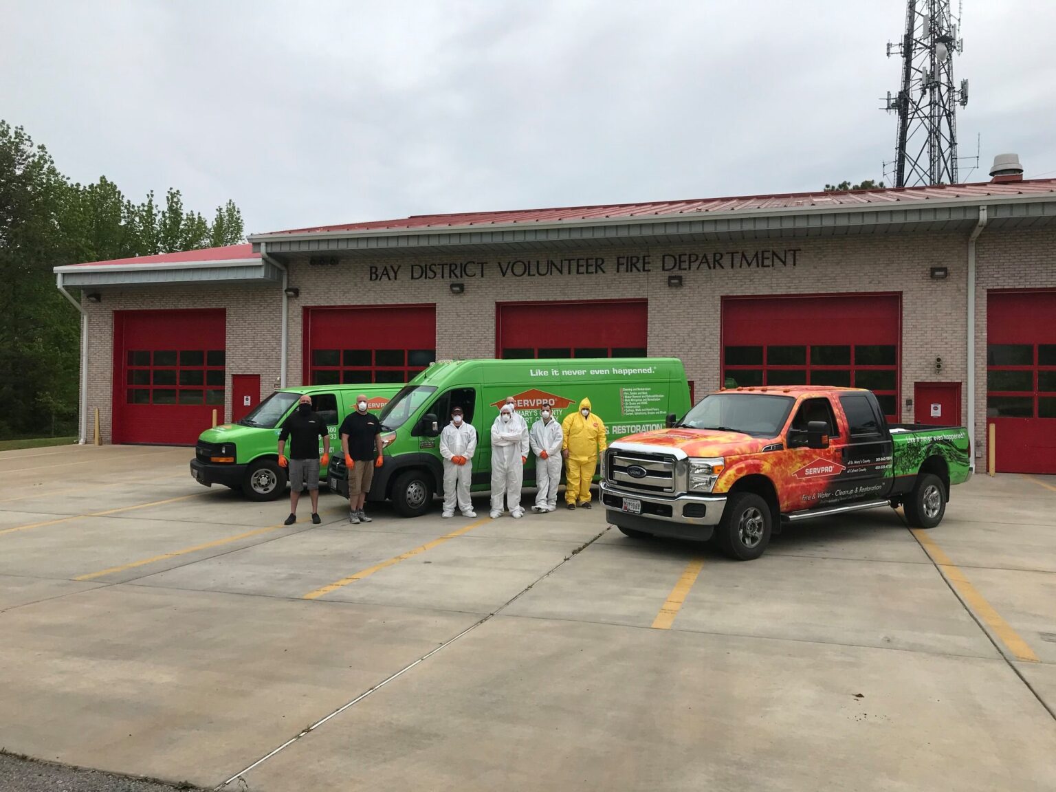 Servpro Provides Decontamination for First Responders and Emergency ...