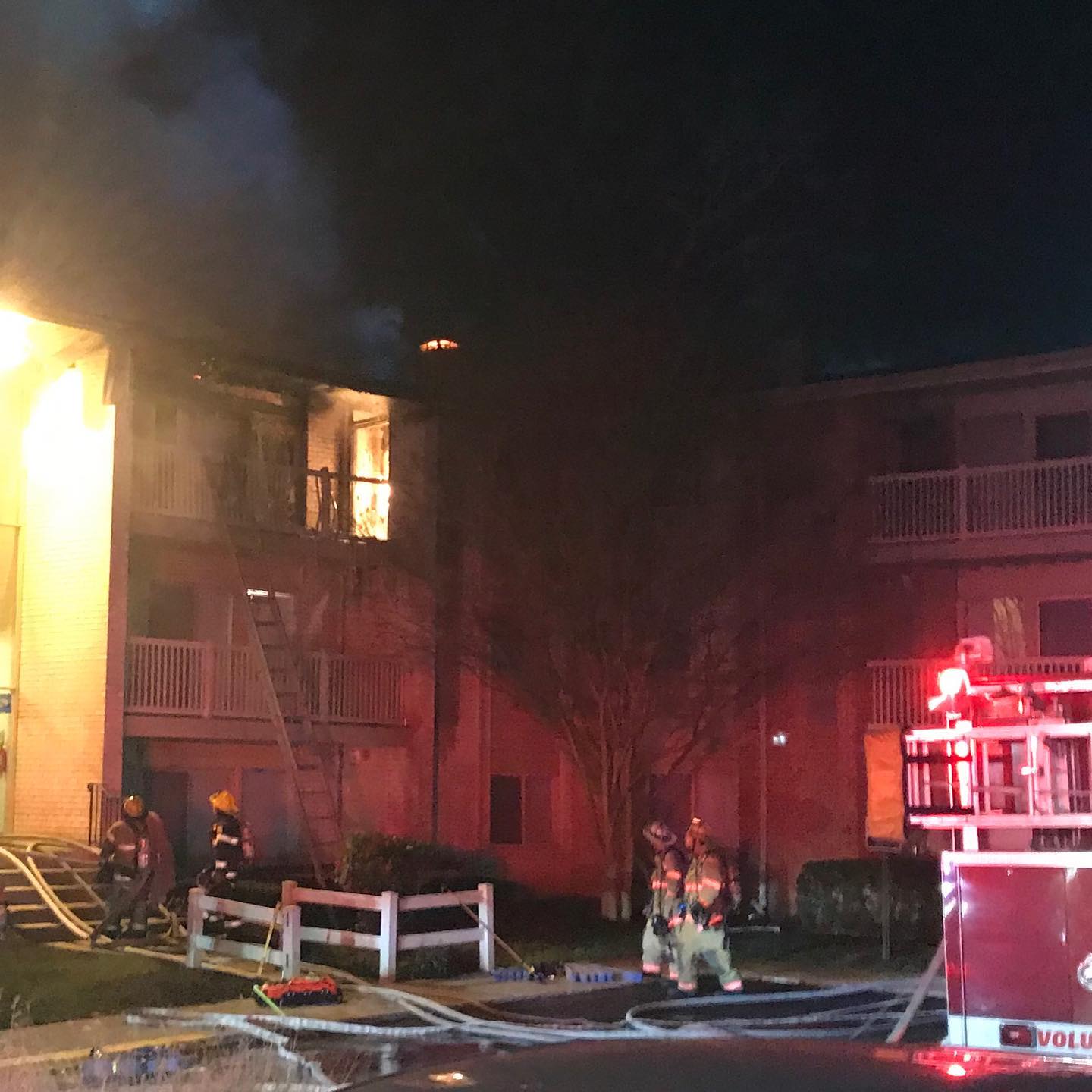 2-Alarm Apartment Fire in Laurel Displaces 24 Occupants, Fire Currently ...