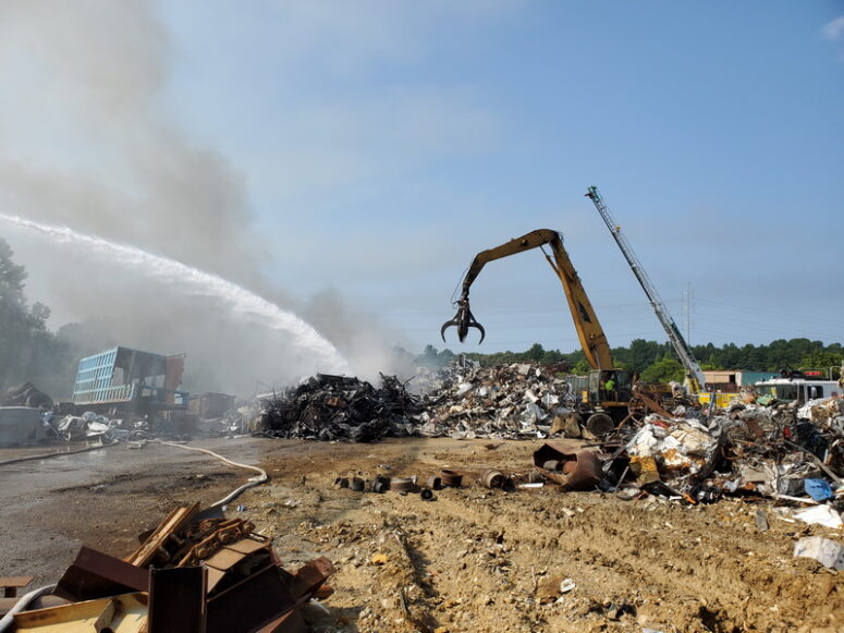 No Injuries After Firefighters Respond to Large Fire at Super Salvage ...