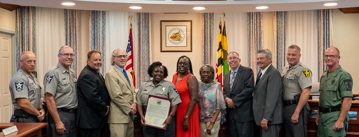Calvert County Recognizes Master Corrections Deputy Shields After 31 ...