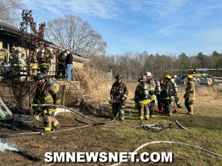 One Victim Flown to Trauma Center, Three Firefighters Injured After ...
