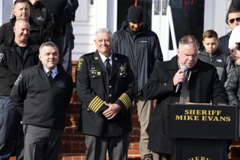 Calvert County Sheriff Mike Evans Receives Final Salute After 20 Years ...