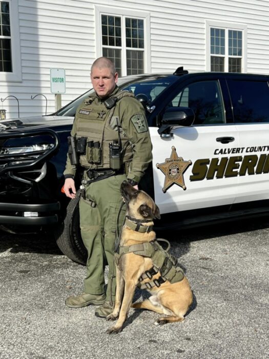 Calvert County Sheriff Mike Evans Receives Final Salute After 20 Years as Sheriff and 43 Years ...