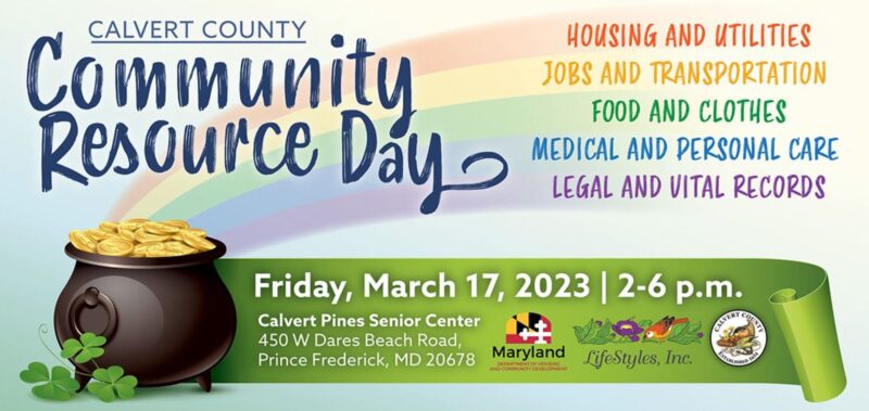 Calvert County to Host Community Resource Day on Friday, March 17, 2023 ...