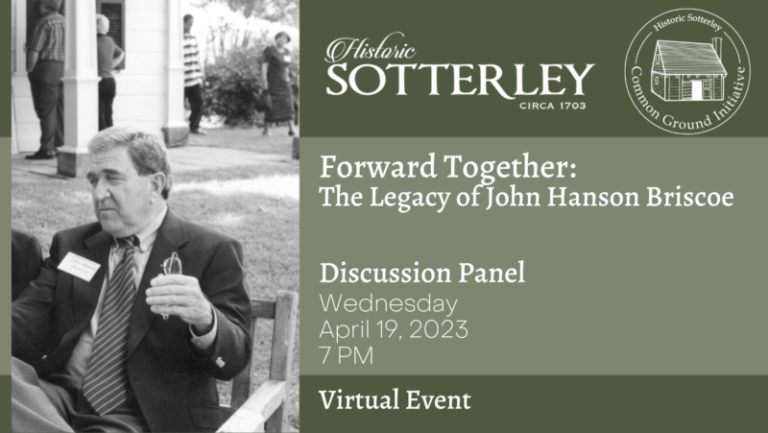 Forward Together: The Legacy of John Hanson Briscoe on April 19th, 2023 ...