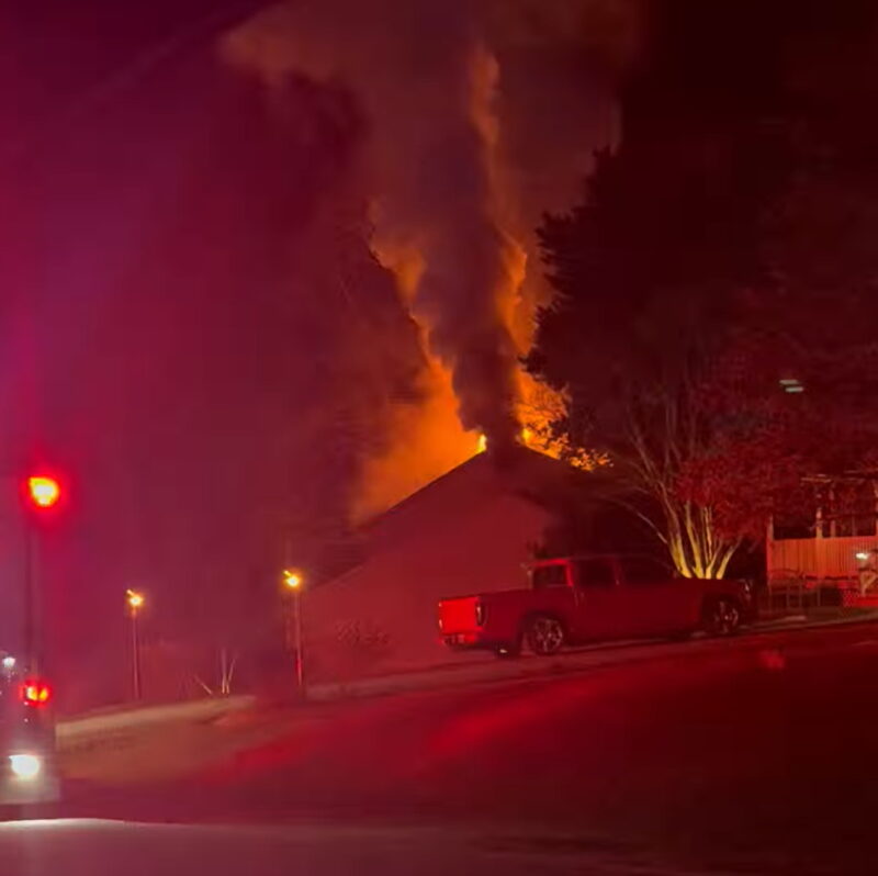 No Injuries Reported After Large House Fire in Huntingtown, Fire ...